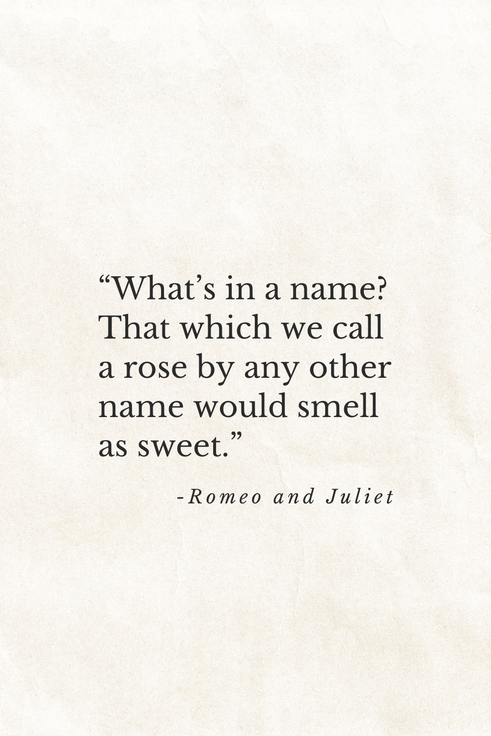 Romeo and Juliet by William Shakespeare on Gilmore Girls