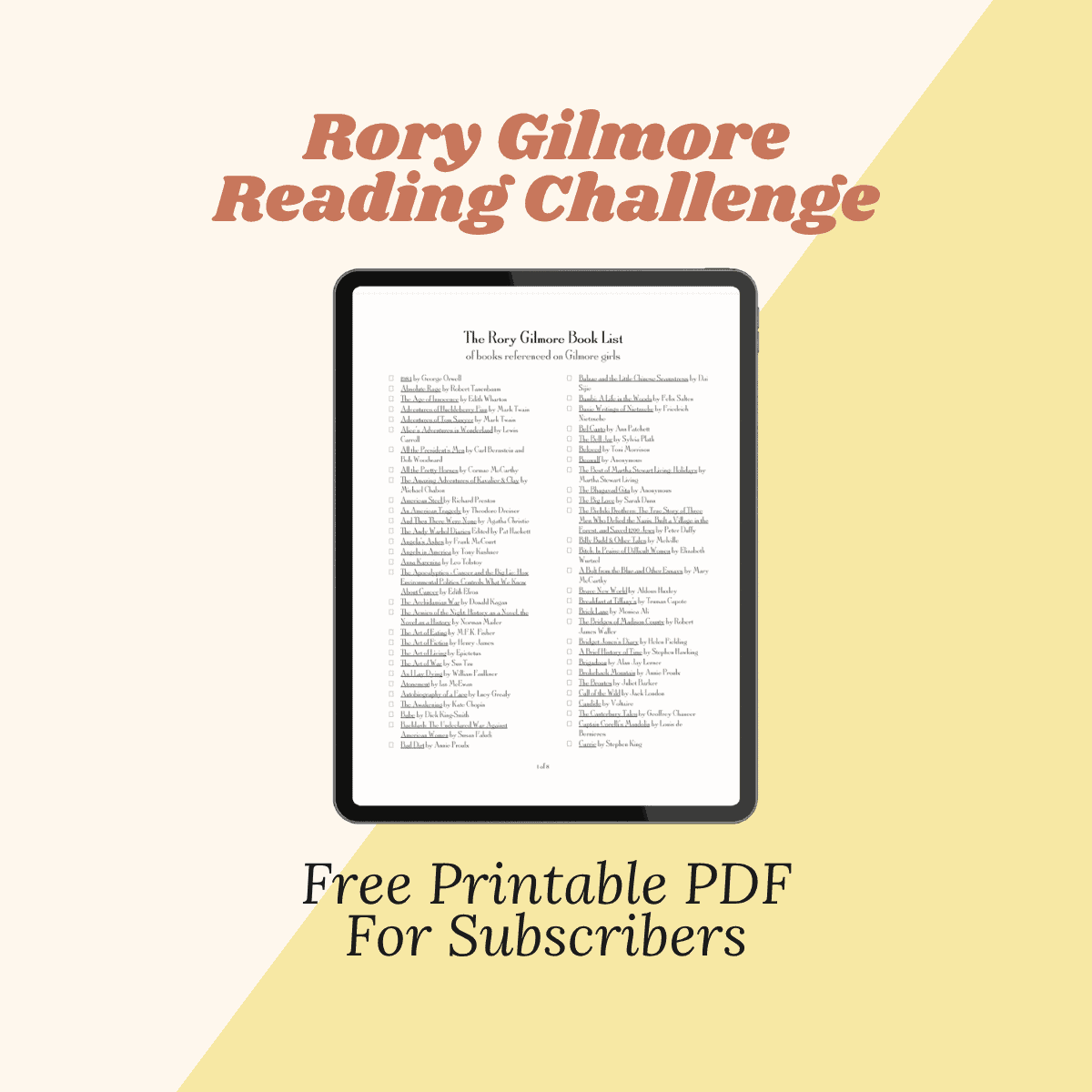 Rory Gilmore Reading List: 475+ Verified Books (With PDF)