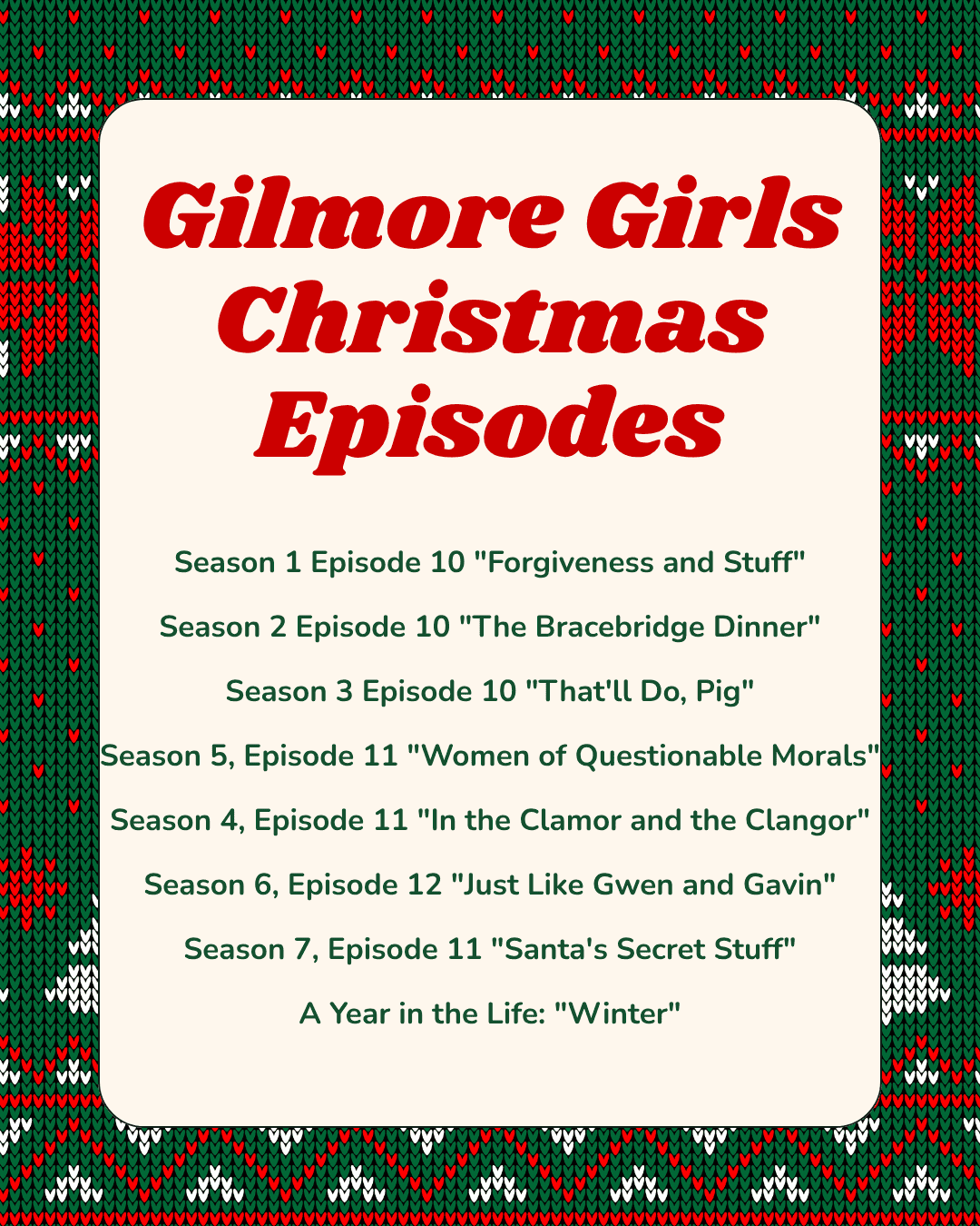 All 8 Gilmore Girls Christmas Episodes Ranked For Rewatches