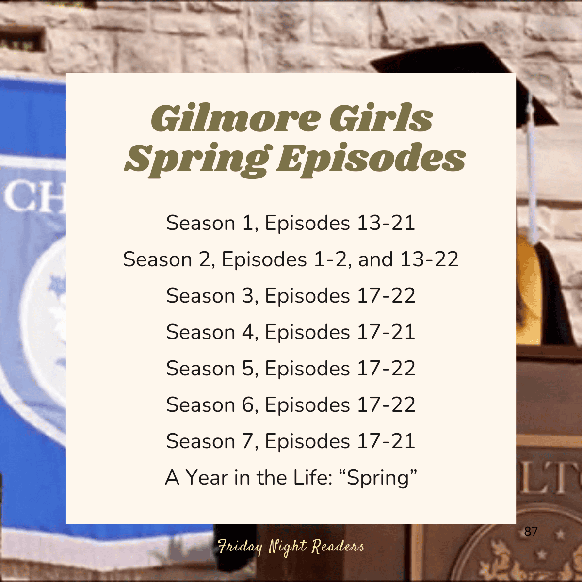 50 Gilmore Girls Spring Episodes to Rewatch This Season